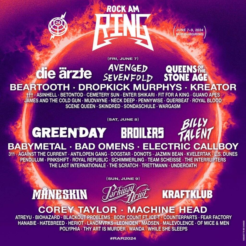 Rock am Ring 2024: Komplettes Lineup präsentiert - LIVE & LOUD Magazine ...